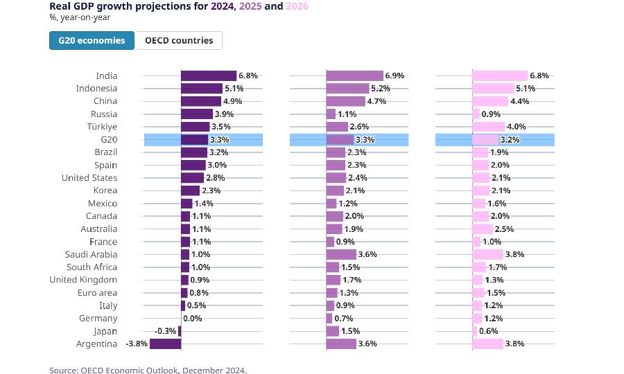 Economia globale: resilienza e sfide nel 2025-2026 secondo l'OCSE ...